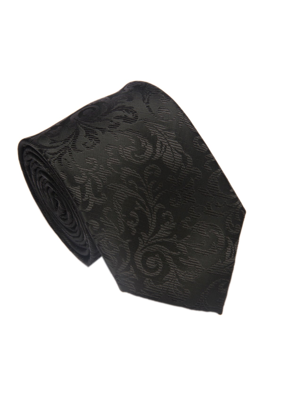 Men's Paisley Formal Necktie - Black – American Crew Store
